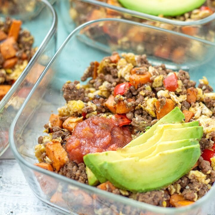 Whole30 Meal Prep Breakfast Taco Scramble - FIXED on FRESH