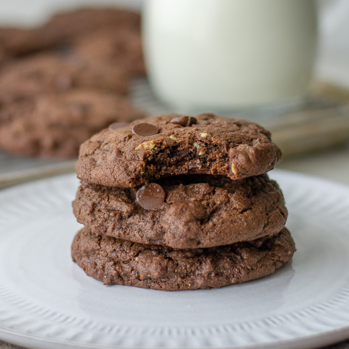 Chewy Double Chocolate Mint Cookies - FIXED on FRESH