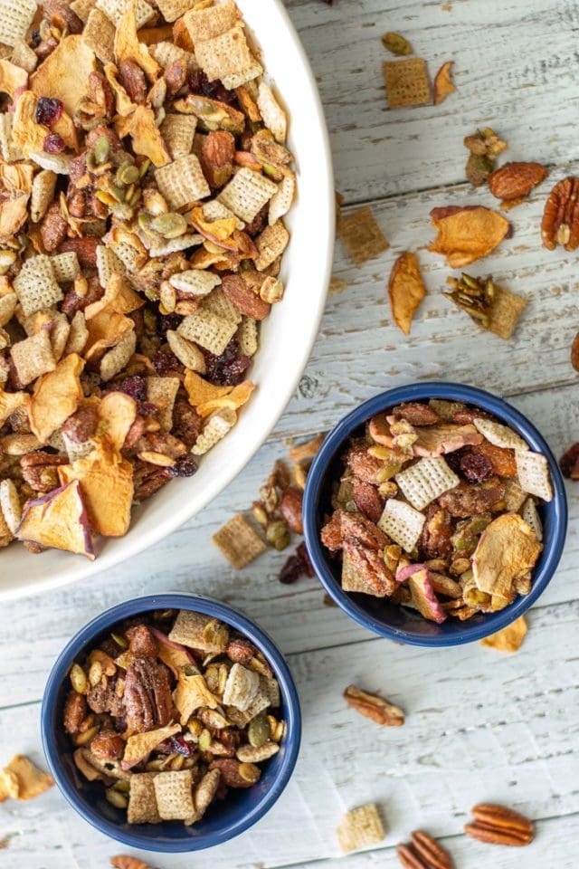 Gluten Free Cinnamon Apple Chex Mix - FIXED on FRESH